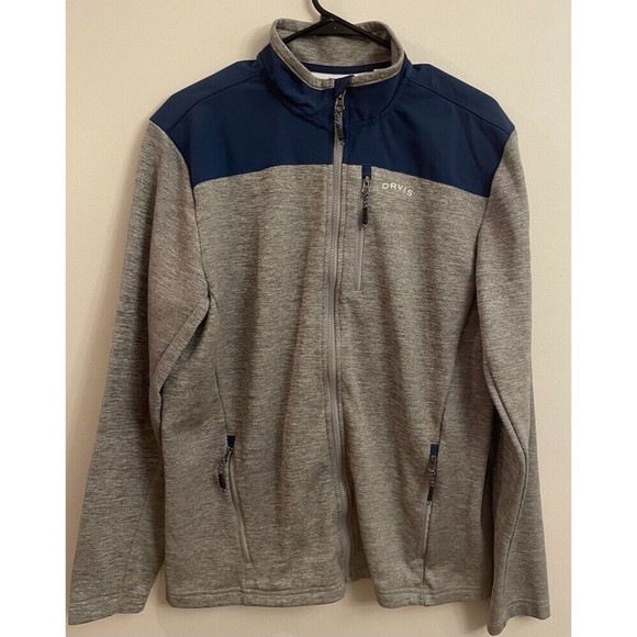 Orvis | Jackets & Coats | Orvis Mens Bonded Mesh Fleece Full Zip Jacket ...